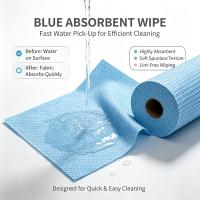 China Disposable Multipurpose Non-Woven Cleaning Cloth Roll for Kitchen and Bathroom for sale