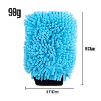 China Scratch-Free Chenille Microfiber Car Wash Mitt Machine Washable Cleaning Towel for sale