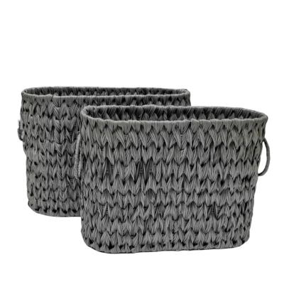 China Eco-Friendly Multipurpose Rattan Basket Woven Storage Basket for sale