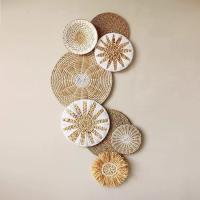 China Rattan Creative Handmade Wall Hanging Decoration Wall Art Home Decor for sale