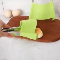 China Heat Resistant Silicone Food Clip With Non-Slip Tips And One Handed Spring Action Serving Tongs for sale