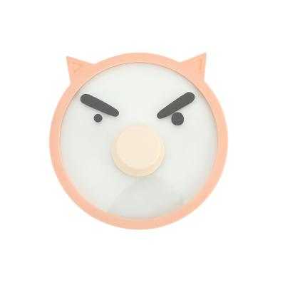 China Cartoon Bird Design Transparent Glass Pot Lid Non Scratch Silicone Rim Kitchen Cover for sale