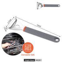 China Multipurpose Stainless Steel Lightweight Fruit Slicing Knife And Peeler Scraper for sale