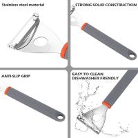 China Multipurpose Stainless Steel Lightweight Fruit Slicing Knife And Peeler Scraper for sale