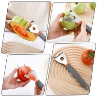 China Multipurpose Stainless Steel Lightweight Fruit Slicing Knife And Peeler Scraper for sale