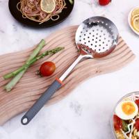 China Stainless Steel Perforated Drain Bowl Colander Rust Resistant Kitchen Strainer Basket for sale