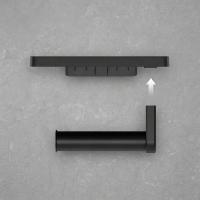 China Self Adhesive Wall Mounted Toilet Tissue Holder Drop Proof Design Space Saving Shelf for sale