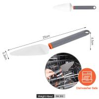 China Rust Resistant Stainless Steel Pizza Shovel Wide Flat Head For Cake And Cheese for sale