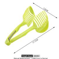 China Lightweight Lemon Tomato Slicer Food Safe Frame And Single Press Blade Ring for sale