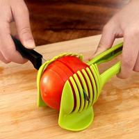 China Lightweight Lemon Tomato Slicer Food Safe Frame And Single Press Blade Ring for sale