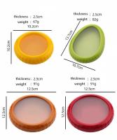 China Sealed Silicone Lid Stackable Odor-Resistant Refrigerator Storage Box For Produce for sale