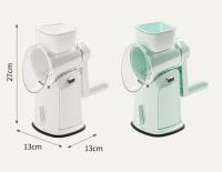 China Manual Vegetable Slicer And Grater With Stainless Steel Drum, Detachable Parts, And No Electricity Needed for sale