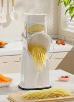 China Manual Vegetable Slicer And Grater With Stainless Steel Drum, Detachable Parts, And No Electricity Needed for sale