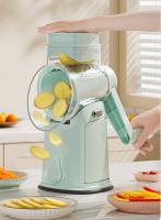 China Manual Vegetable Slicer And Grater With Stainless Steel Drum, Detachable Parts, And No Electricity Needed for sale