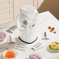 China Manual Vegetable Slicer And Grater With Stainless Steel Drum, Detachable Parts, And No Electricity Needed for sale