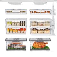 China Food Grade Freezer Storage Box With Airtight Lid And Stackable Design for sale