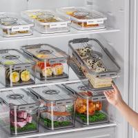 China Food Grade Freezer Storage Box With Airtight Lid And Stackable Design for sale