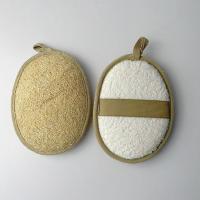 China 100% Natural Exfoliating Loofah Flat Body Scrubber Egyptian Bath Sponge for sale
