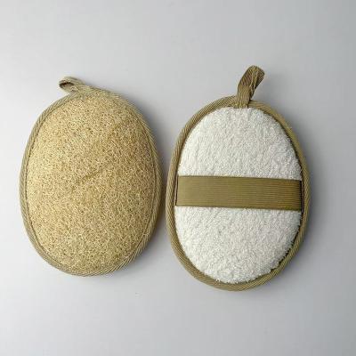 China 100% Natural Exfoliating Loofah Flat Body Scrubber Egyptian Bath Sponge for sale