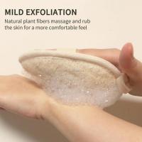 China 100% Natural Exfoliating Loofah Flat Body Scrubber Egyptian Bath Sponge for sale