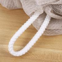 China Exfoliating Body Mesh Bath Sponge Shower Loofah Scrubber With Loop for sale