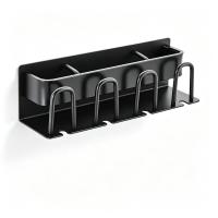 China Bathroom Wall Mounted Toothbrush Holder Organizer Storage Rack Household Supplies for sale