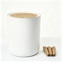 China Kitchen Bathroom Slim Open Top Trash Can With Lid Essential Household Supplies for sale