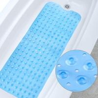 China Non Slip Washable Bath Mat  Bath Tub Shower Mats With Drain Holes For Safety for sale