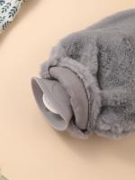 China Reusable PVC Hot Water Bag Plush Cover Home Houseware For Hand Warming for sale