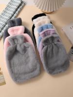 China Reusable PVC Hot Water Bag Plush Cover Home Houseware For Hand Warming for sale