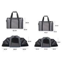China Airline Approved Expandable Pet Carrier Soft Sided Pet Travel Carrier Bag for sale