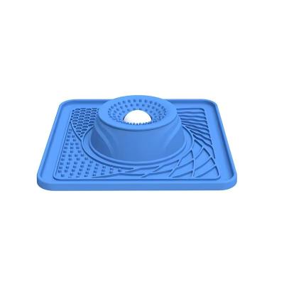 China Silicone Slow Feeder Dog Bowl Anti Choking Rolling Ball Non-Slip Suction Base for sale