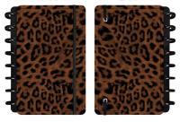 China Leopard Print Paper Cover A5 Coil Notebook Eco Friendly With 80 Sheets Spiral Journal for sale