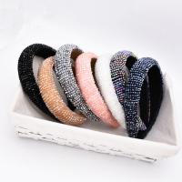 China Baroque Crystal Diamond Headband With Dazzling Rhinestone for sale