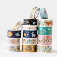 China Customized Printed Washi Tape With Eco-Friendly No Residue Adhesive For DIY Decorations for sale