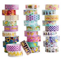 China Customized Printed Washi Tape With Eco-Friendly No Residue Adhesive For DIY Decorations for sale