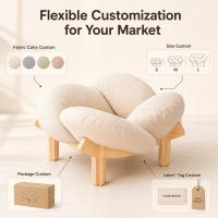 China Eco-Friendly Sturdy Solid Wood Frame Elevated Cat Bed With Removable Washable Cover for sale