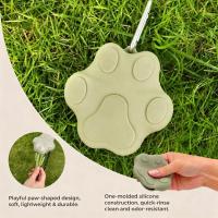 China Silicone Dog Poop Bag Dispenser Pet Waste Bag Holder With Leash Clip for sale