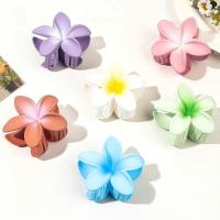 China Multicolor Large Acrylic Non-slip Flower Hair Clip Boho Claw Clip for Women for sale