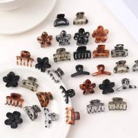 China Mini 2.5cm Leopard Print Frosted Finish Hair Clip Fashion Hair Accessory for sale