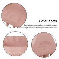 China Anti Slip Compact Silicone Scalp Massage Shampoo Brush For Healthy Hair for sale