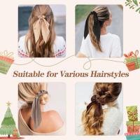 China Soft Satin Silk Hair Scarf Scrunchies Bow Hair Ties Health Beauty Products for sale