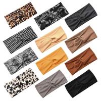 China Elastic Wide Cotton Sweatband Headband - Perfect For Workout Yoga And Sports for sale