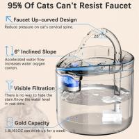 China 2L Smart Automatic Pet Water Fountain Pet Drinking Dispenser for sale