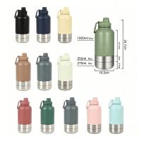 China Portable 32 Oz Insulated Stainless Steel Dog Water Bottle For Outdoor Travel for sale