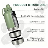 China Portable 32 Oz Insulated Stainless Steel Dog Water Bottle For Outdoor Travel for sale