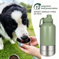 China Portable 32 Oz Insulated Stainless Steel Dog Water Bottle For Outdoor Travel for sale