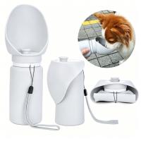 China 550ml Portable Collapsible Food Grade Silicone Dog Water Bottle For Outdoors for sale