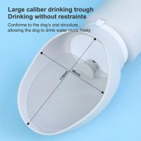 China 550ml Portable Collapsible Food Grade Silicone Dog Water Bottle For Outdoors for sale