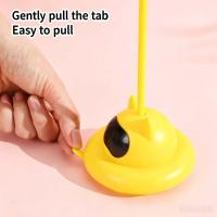 China Suction Retractable Pendant Teaser Wand Steel Wire Interactive Cat Toy With Feather for sale
